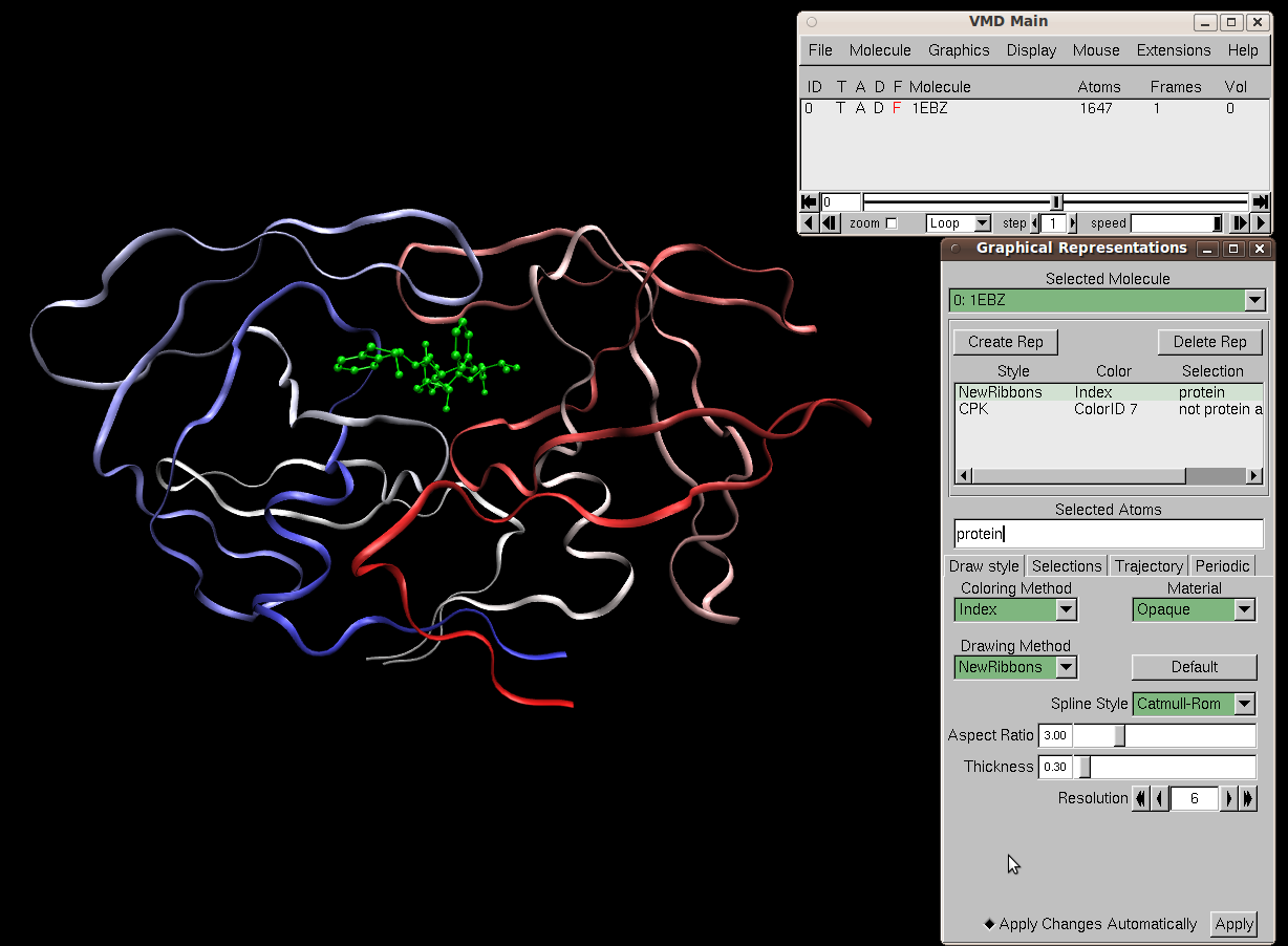 Vmd Molecular Visualization Program Linuxlinks