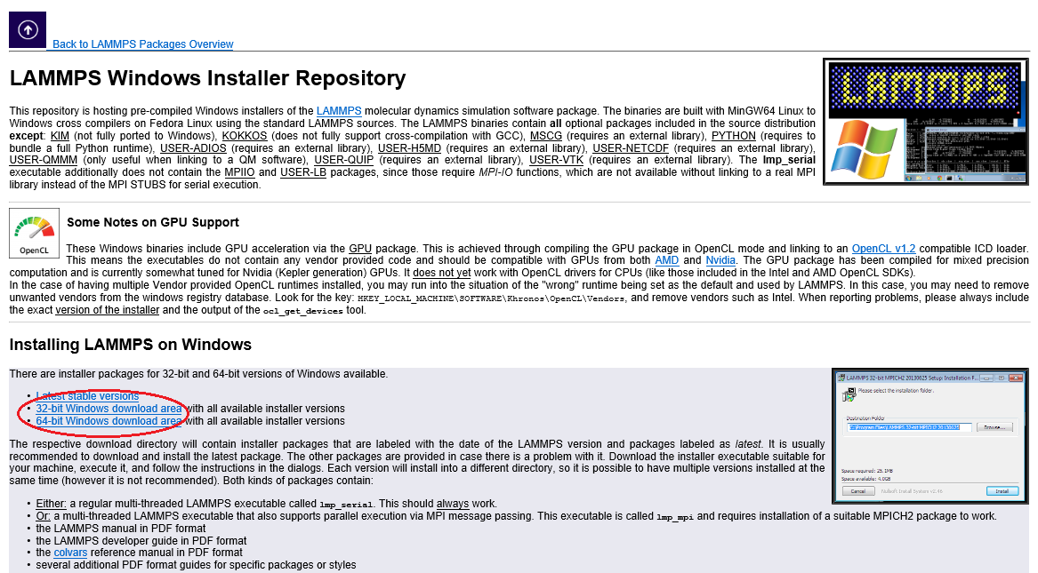 LAMMPS Installation on Windows 10 - LAMMPS Tube