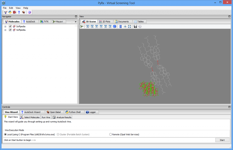 PyRx Software - LAMMPS Tube
