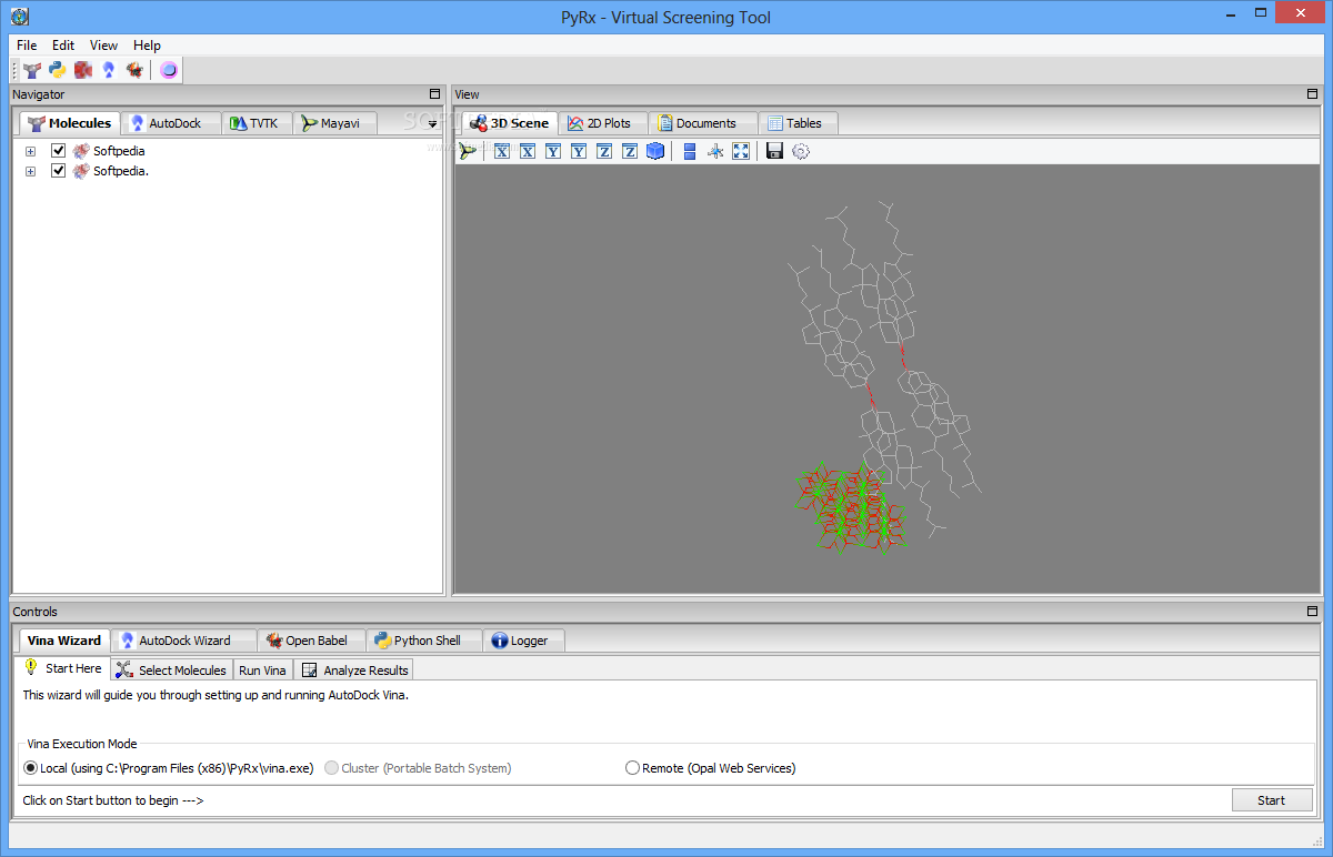 PyRx Software - LAMMPS Tube